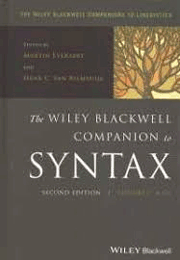 The Wiley Blackwell Companion to Syntax