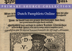 The Early Modern Pamphlets Online (TEMPO)