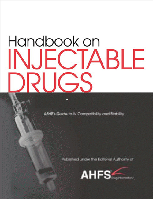 Lawrence A. Trissel: Handbook on Injectable Drugs